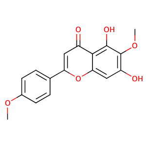 5,7-Dihydroxy-6-methoxy-2-(4-methoxyphenyl)-4H-chromen-4-one, CAS No. 520-12-7 - iChemical